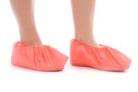 China Non Stimulating Anti Dust Disposable CPE Shoe Covers for sale