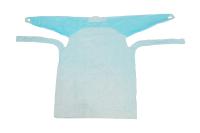 China Harmless Disposable CPE Protective Gown 120*190cm 135*205cm for sale