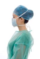 China 9*18cm Non Irritating Disposable Face Mask With Nonwoven Ties for sale