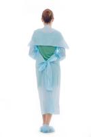 China Free Size Long Sleeves Disposable CPE Gown For Personal Healthcare for sale