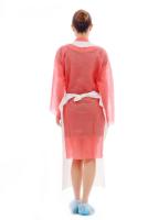 China Embossed Process Economical Friendly Disposable PE Apron Without Sleeves for sale