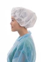 China Free Size Alternative Color Disposable Non Woven Bouffant Cap for sale