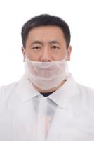 China No Tight Nonwoven Disposable Beard Cover With Double Elastic for sale