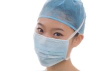 China Tie On Medical 3 Ply Nonwoven Face Mask 9*18cm for sale