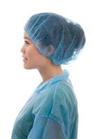 China CE Breathable Disposable Non Woven Bouffant Cap for sale