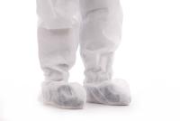 China Disposable Elastic Nonwoven Waterproof Shoe Covers 35g/m2 for sale