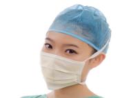 China Single Use Non Irritating Medical Tie On Face Mask 9*18cm for sale