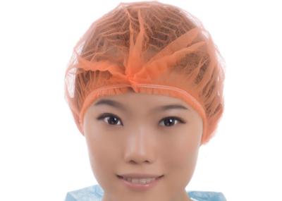 China Latex Free Double Elastic Disposable Non Woven Mob Cap For Factory Prevent Dust for sale
