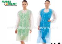 China Non Stimulating Non Toxic Polyethene Disposable Aprons for sale