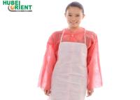 China 70x80cm Dust Proof Disposable Polypropylene Nonwoven Apron For Kitchen Or Food Handling for sale
