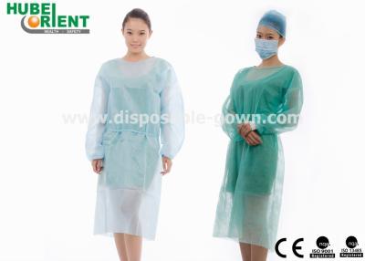 China Antibacterial Disposable Medical Isolation Gown With Long Sleeves for sale