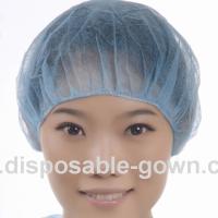 China Non Sterile Single Elastic 25g/m2 Non Woven Bouffant Cap for sale