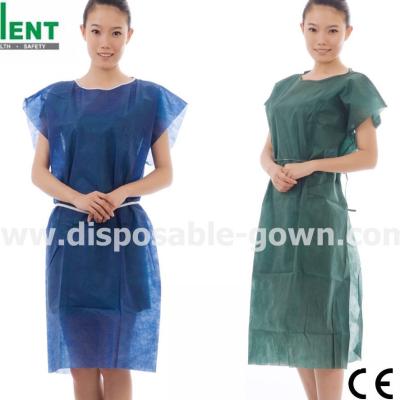 China One Time Using Medical Patient Gown 105x140cm 115x150cm for sale