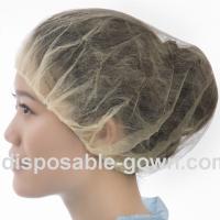 China Single Elastic Non Woven Disposable Medical Bouffant Caps for sale