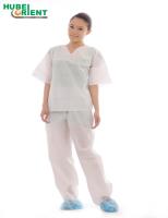 China Approved CE MDR Prevent Bacterial  45g/m2 SMS Disposable Medical Use Pajamas Suits for sale