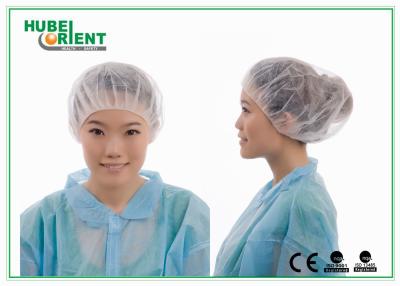 China Disposable Single Elastic Non Woven Medical Bouffant Caps for sale