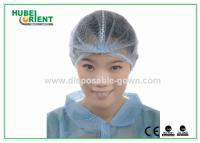 China OEM Polypropylene Nonwoven Metal Detectable Mob Caps for sale