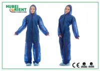 China 55g/m2 PP Nonwoven Disposable Medical Protective Coverall for sale