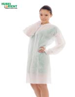 China PP Disposable Lab Coat Medical Non Woven Lab Coat With Snaps For Hostipal for sale