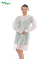 China PP Disposable Lab Coat Medical Non Woven Lab Coat With Snaps For Hostipal for sale