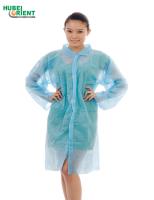 China PP/SMS/MP/Tyvek Disposable Lab Coat Medical Non Woven Labcoats With Velcro For Nurse Hospital for sale