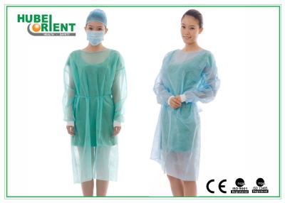 China Tyvek Lab Coat Non Woven Disposable Lab Coat Hospital Nursing Disposable Gown for sale