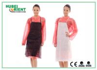 China Disposable Polypropylene Nonwoven Apron With Thin Ties For Adults for sale