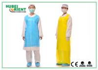 China Non Toxic Single Use 0.011 - 0.08mm PE Apron With Smooth Surface for sale