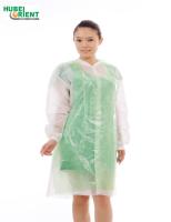 China Disposable PE aprons waterproof Anti Dust medical / kitchen apron PE aprons for sale