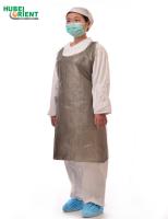 China Polyethylene Disposable Hospital Odorless Apron Without Sleeves for sale
