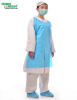 China Disposable Safety Non Stimulating PE kitchen apron Without Sleeves for sale