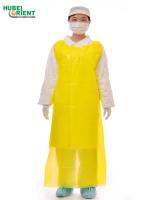 China Odorless Disposable PE Apron No Sleeves Waterproof And Fluid Resistant Protective Apron for sale