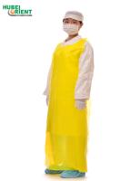 China Odorless Disposable PE Apron No Sleeves Waterproof And Fluid Resistant Protective Apron for sale