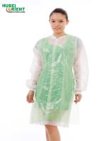 China Disposable Cleaning PE Sleeveless Apron Individual Waterproof Oil Proof for sale