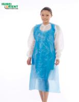 China Disposable Cleaning PE Sleeveless Apron Individual Waterproof Oil Proof for sale