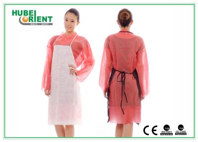 China Waterproof Kitchen Non-woven PP Apron Disposable Apron Without Sleeves for sale