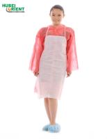 China ISO13485 Disposable Aprons Non Woven Single Use PP Waterproof Medical Aprons Without Sleeves for sale