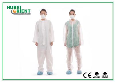 China SMS Disposable Coverall Isolation Gown Medical Coveralls With Hood for sale