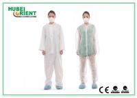 China Disposable Non Woven Medical Suit Isolation Gown coveralls Without Hood for sale