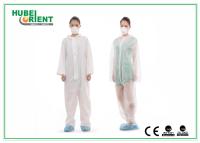 China Disposable Non Woven Medical Suit Isolation Gown coveralls Without Hood for sale