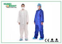 China Disposable Non Woven Medical Suit Isolation Gown coveralls Without Hood for sale