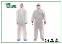 China Disposable Non Woven PP Medical Suit Isolation Gown Coveralls With Hood Without Feetcover for sale