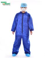 China Light Surgical Disposable Coveralls Non-Woven Microporous Fabric for sale