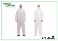 China Full Body Waterproof Disposable Microporous Coverall 40gsm for sale