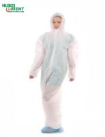 China ISO13485 Hooded Nonwoven Medical Protection Coverall For Hospital for sale