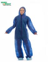 China Disposable 35G/M2 Polypropylene Non Woven Coverall Suit With Hood for sale