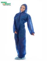 China Disposable 35G/M2 Polypropylene Non Woven Coverall Suit With Hood for sale
