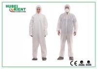China Polypropylene SMS Microporous Disposable Protective Coveralls for sale