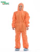 China Medical Disposable Polypropylene Coverall With Hood for sale