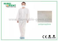 China Type 5 6 Lightweight Waterproof Disposable Polypropylene Coveralls for sale